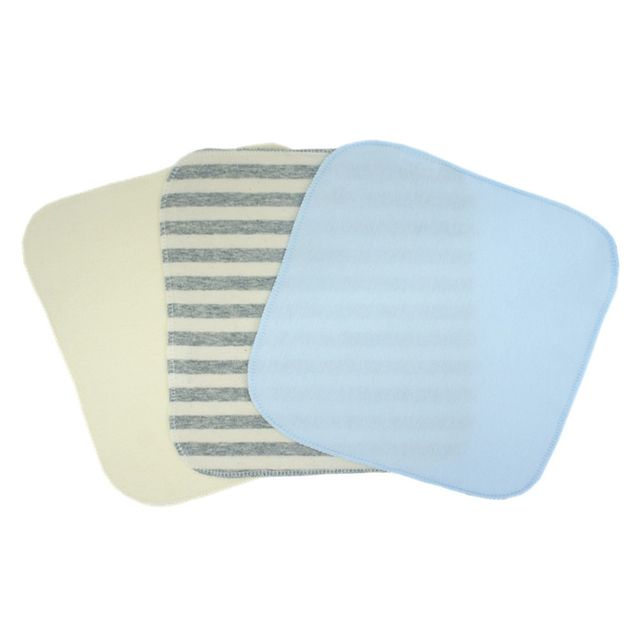 Organic Cotton Baby Wash Handkerchief (3 Pcs) | Trendy Valley Online Shop