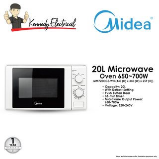 Midea 20L Microwave Oven 650~700W MM720CGE-WH | Kennedy Electrical ...