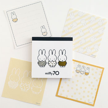 miffy 70th 燙金系列 memo set GMB-002 | Nakakai