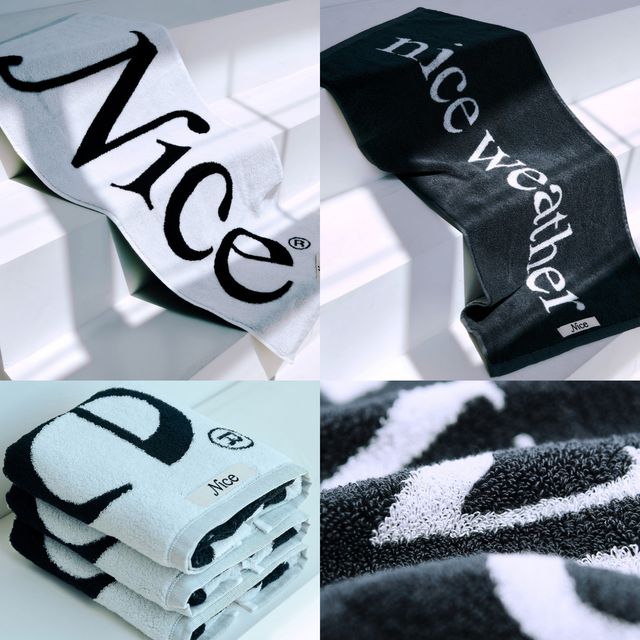 Nice Weather Logo Towel | 韓國代購 by 韓國人妻 Rabbit Picks