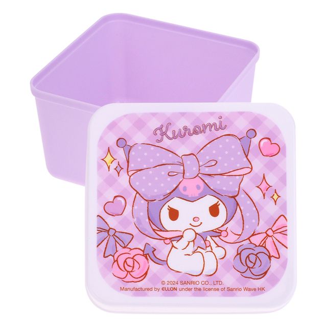 Kuromi Plastic Snack Box (L) 多用途膠盒 (大) | Manis E-shop