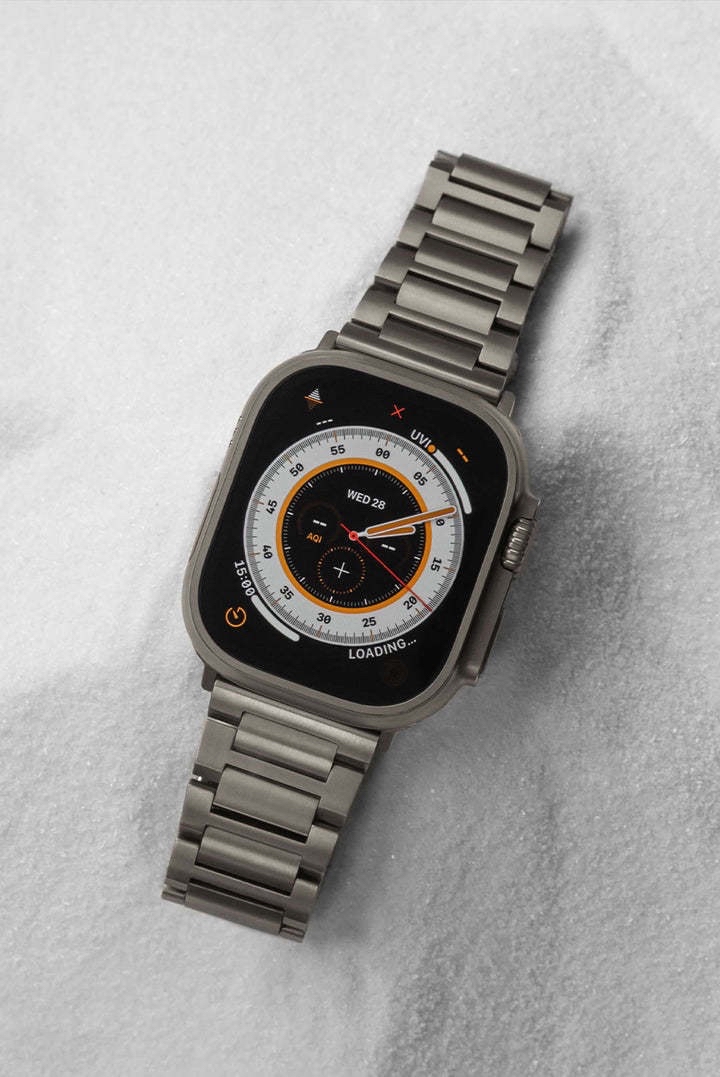 (新到)超輕工字型鈦合金錶帶 - 鈦色 | Straptify by MyMatch