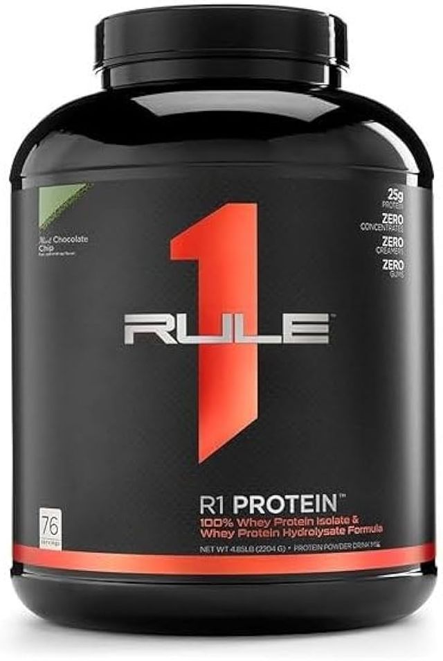 R1 Protein - ISO - Whey Isolate/ Hydrolysate 4.85 lb (Mint Chocolate ...