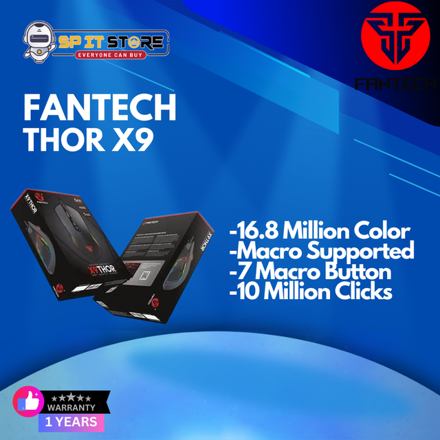 FANTECH THOR X9 RGB GAMING MOUSE | Sp IT Online Store