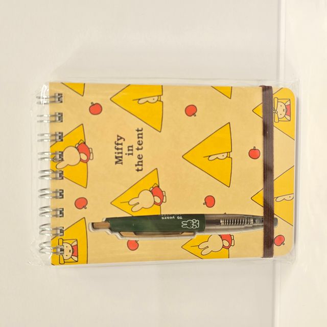 miffy 70週年 展覽限定 notebook with pen tent | Nakakai