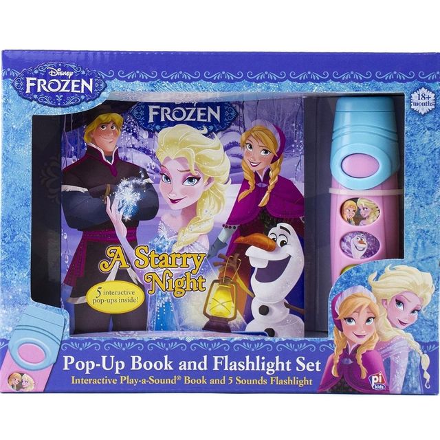 Disney Frozen - Pop-up Book and Flashlight Toy Set | Sweetie baby