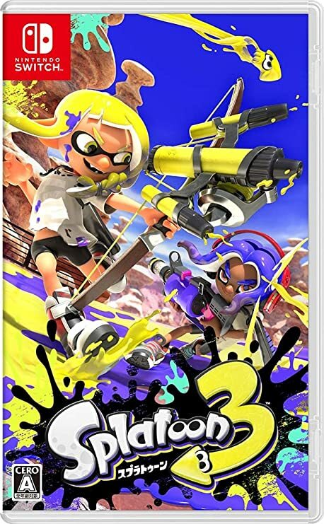 NS Splatoon 3 漆彈大作戰 3 日文封面(日版) 中英日文版 Chinese/English Ver NSW-1896 ...