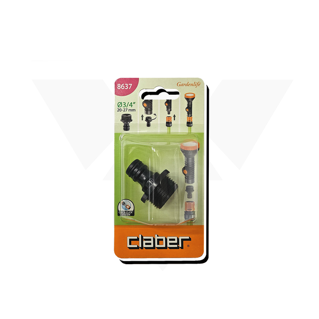 意大利 "CLABER" 8637 3/4" 外牙龍頭接頭 "CLABER" (ITA) 8637 Sprinkler Connector ...