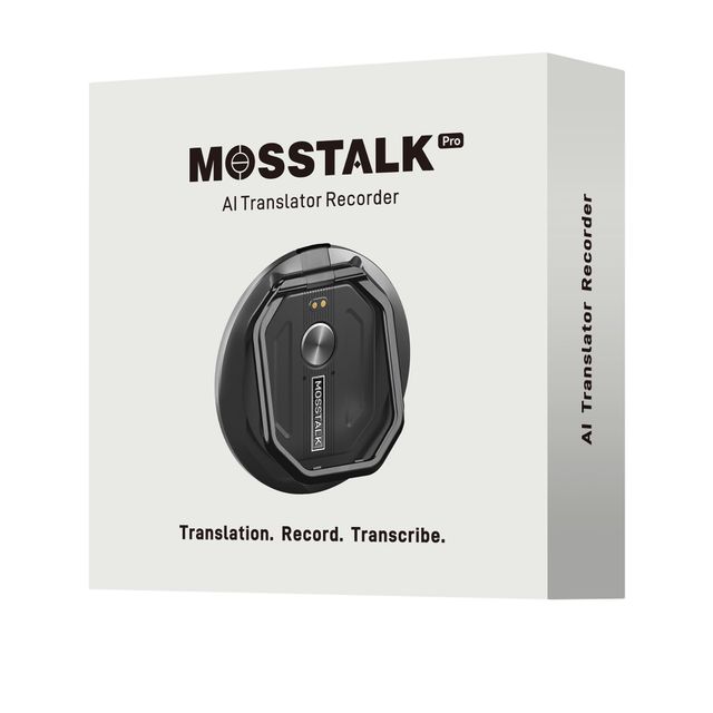 Mosstalk Pro AI Translator 智能翻譯機 XY-T02 🚚** 本地免費送貨 **🚚 | 意創數碼 Yi Chong ...