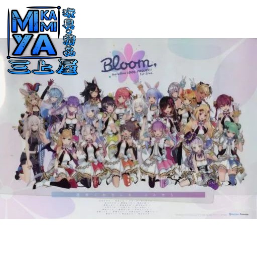 🇯🇵日版 A3海報 PVC製 Hololive VTuber 全員集合 [※附送透明PVC保護套※] : Blu-ray バーチャルYouTuber ホロライブ Bloom. hololive ...