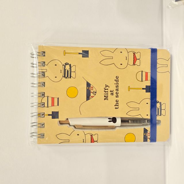 miffy 70週年 展覽限定 notebook with pen sea | Nakakai