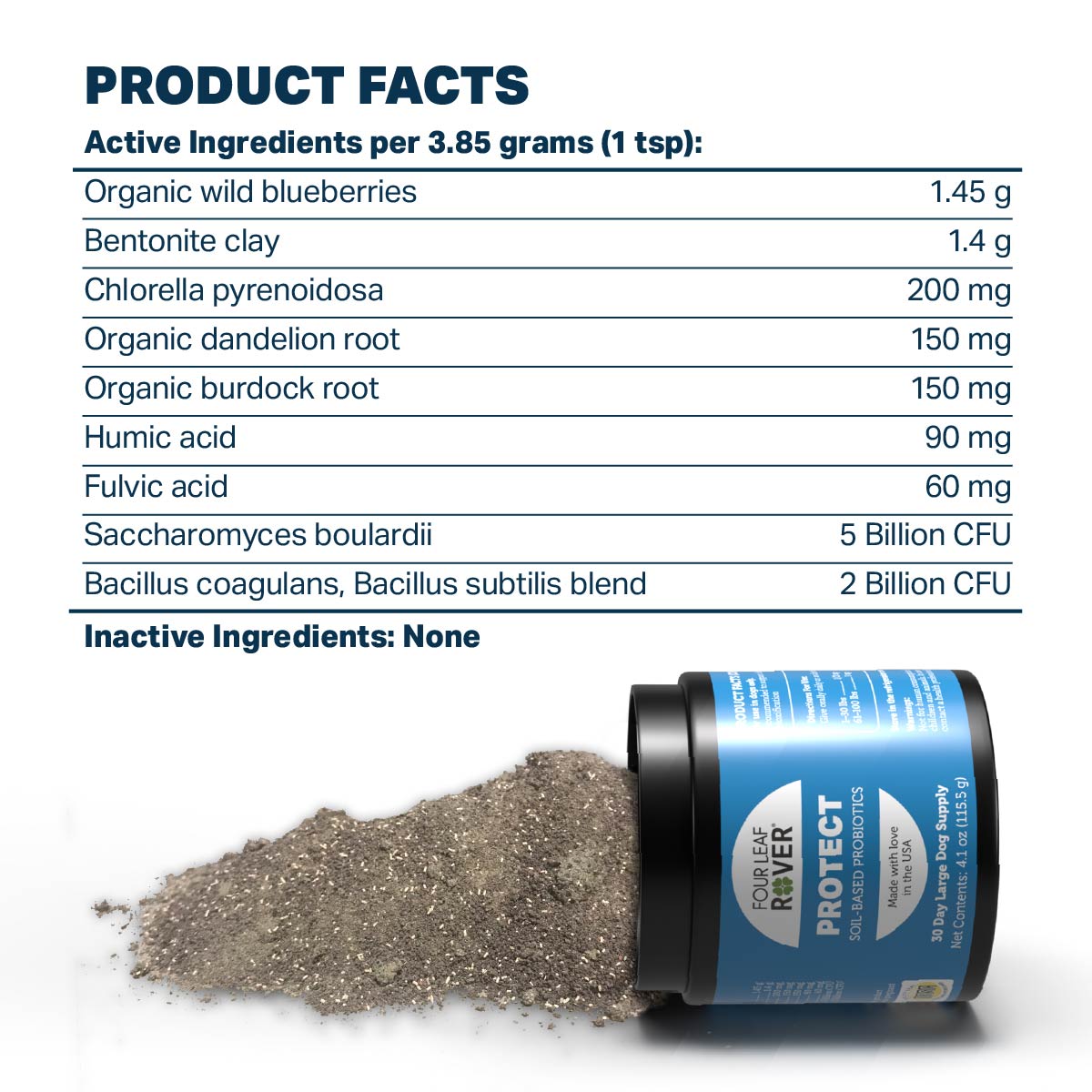 💥短期清貨💥 Four Leaf Rover - Protect - Soil Based Probiotics 土壤益生菌 (犬貓適用 ...