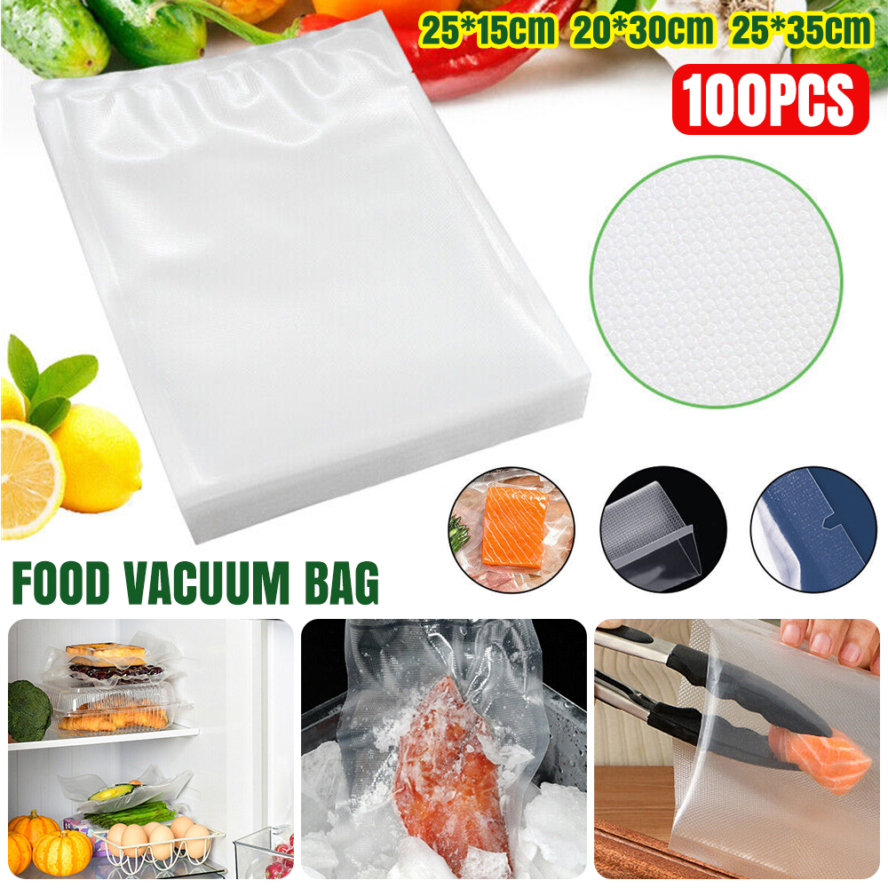 [100件裝] 真空包裝袋 透明塑膠袋 塑封袋 食品包裝袋 [平行進口] ZZ1060 | 屯團百貨 Tuenmall