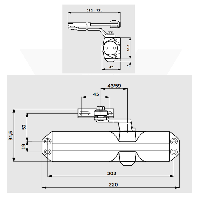 "DORMAKABA" 多瑪 TS-68 氣鼓 "DORMAKABA" TS-68 Door Closer | 宏泰五金 Wang Tai ...