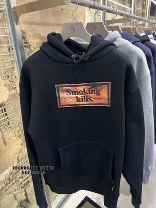 FR2 SMOKING KILLS HOODIE KYOTO LIMITED HOODIE / BLACK / M | TRENDSPOT TOKYO