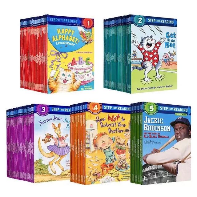 Step into Reading level1-5 蘭登分級閱讀經典 點讀版 | A Plus Baby Store