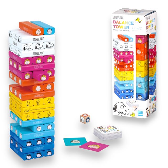 (F0535) 史路比層層疊遊戲Snoopy balance tower | 親子教具製作室Funteachingaids
