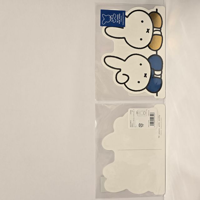 miffy 70週年 展覽限定 燙金 postcard 971 | Nakakai