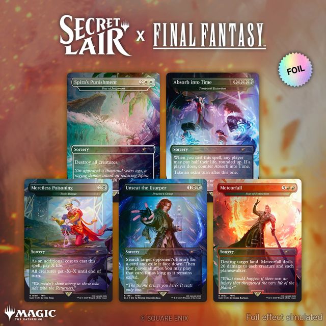 Secret Lair x FINAL FANTASY: Game Over | Island Board Game & TCG 小島桌遊 集 ...