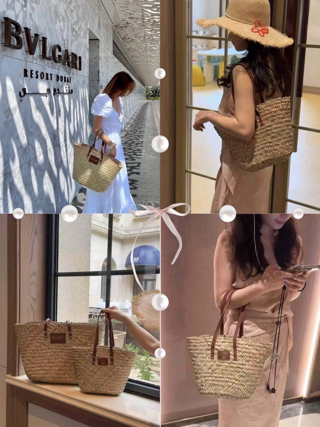 （BV酒店贈品） Bvlgari編織沙灘袋 | 創意家品店 Hk Creatives Shop