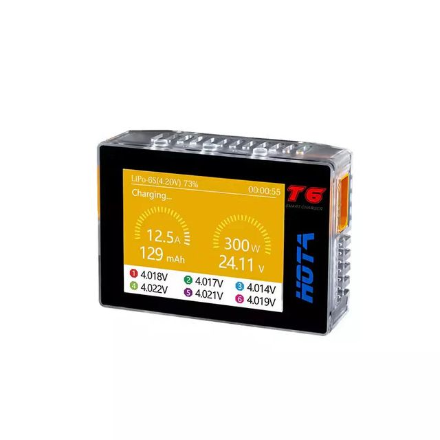 HOTA T6 DC 300W / PD 90W 15A LiPo Battery Charger | Flysmart Digi