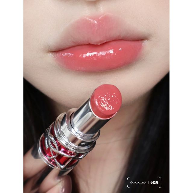 Ysl 銀管 13 ️‍🔥 ROUGE VOLUPTÉ CANDY GLAZE N°13 水光玫瑰 Flashing rose | Bacon ...