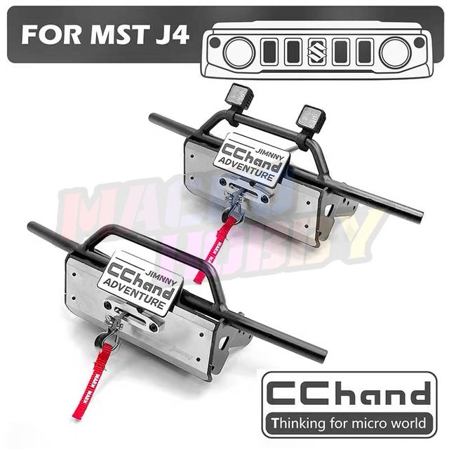 CChand Stainless Steel Front Bumper Tube with Spot Light and License ...