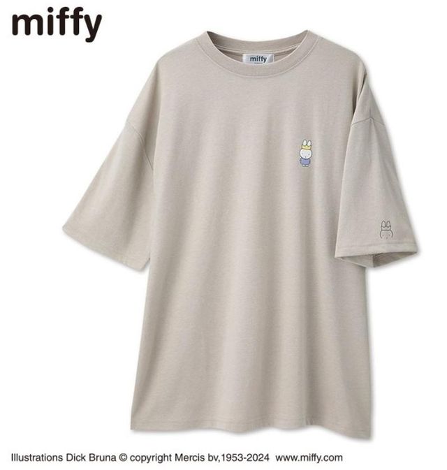 MIFFY 黑色 Tee 皇冠 logo 全身款 灰色 M/L | berryberryjapan 日本代購