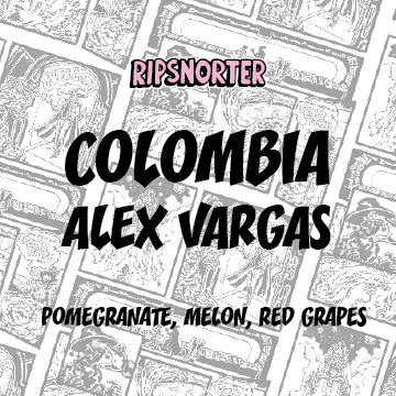 Ripsnorter - ALEXANDER VARGAS - COLOMBIA NATURAL STRIPED BOURBON 250g