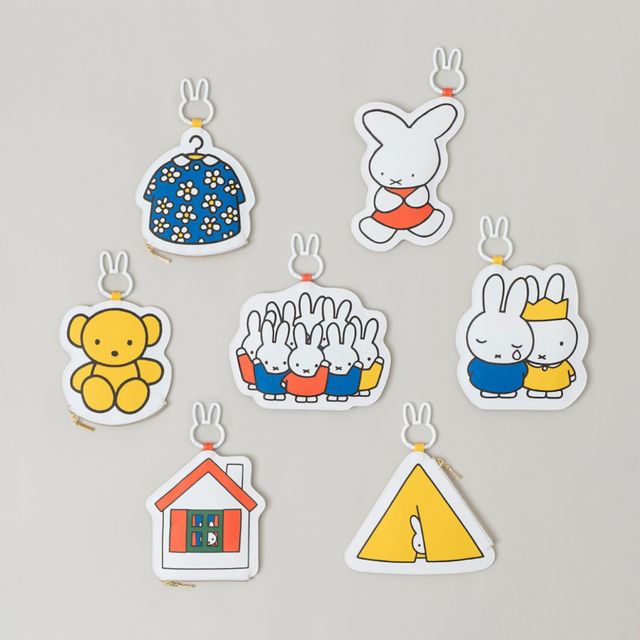 miffy 70週年展覽 限定 die cut pouch | Nakakai