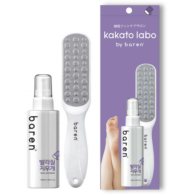 【日本直送】Baren 足部護理套裝｜韓國製 KaKaTo LaBo Heel Lab｜香港足部去角質推薦