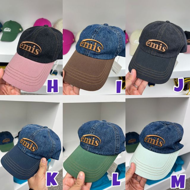 🇰🇷emis Washed Denim Ball Cap | 🇰🇷韓國代購Seoul EC