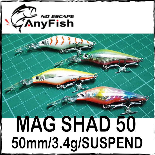ANYFISH MAG SHAD 50 MINNOW | Light Style F.Tackle