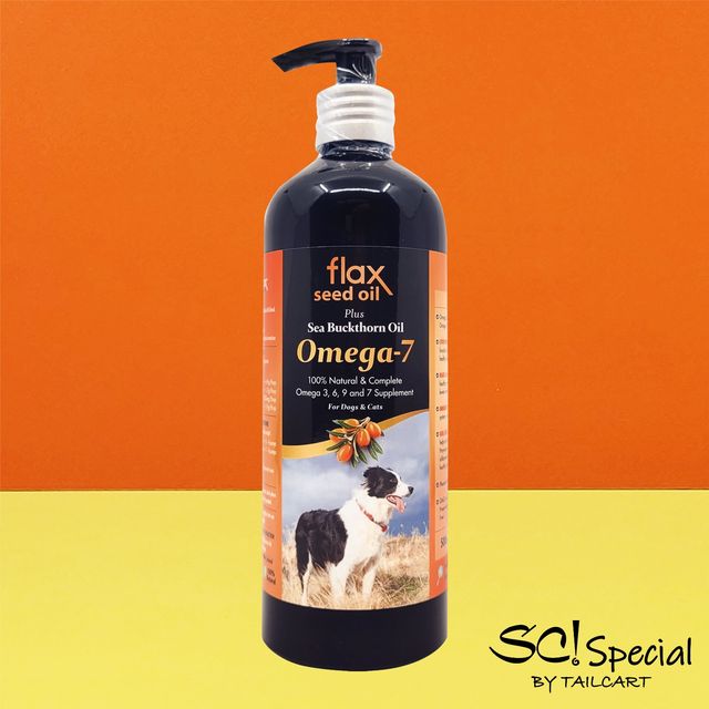 Fourflax® Omega-7 for Dogs & Cats ︎天然亞麻籽油+沙棘果油(貓犬適用） | SC！ SPECIAL