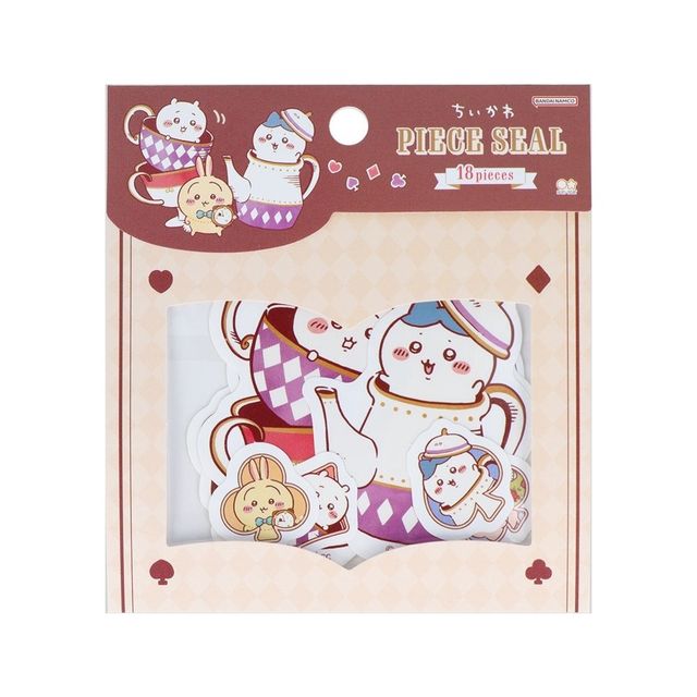 Chiikawa ちいかわ Wonder Tea Time 愛麗絲系列 日本製 Die-Cut 貼紙 (S8592578) | Unique ...