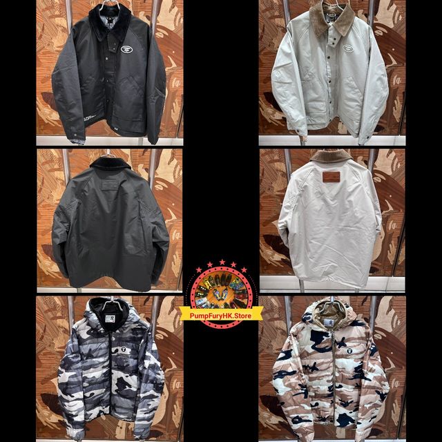 AAPE Moonface hooded down jacket (7737) | PumpFuryHK.Store