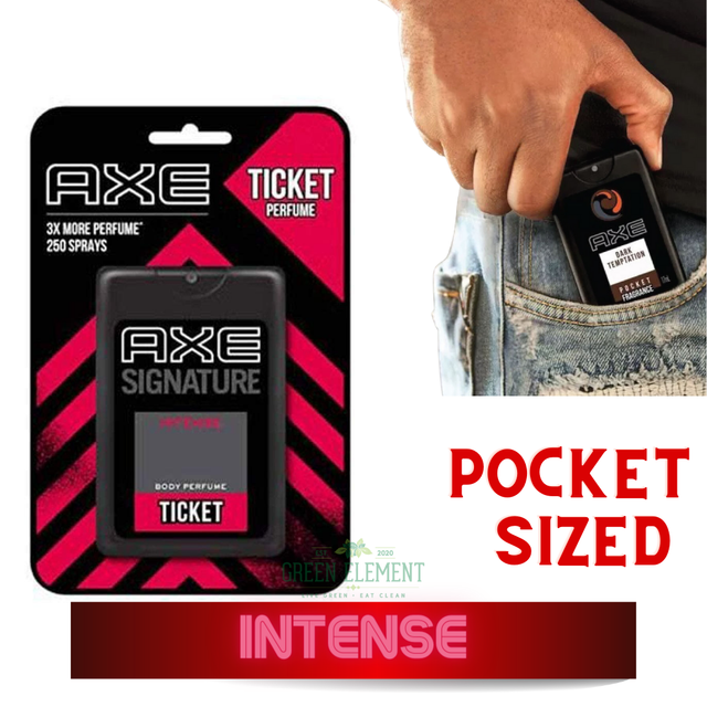 AXE - Signature Intense Ticket Perfume 濃醇便攜香水 [方便攜帶] 17ml | Green Element