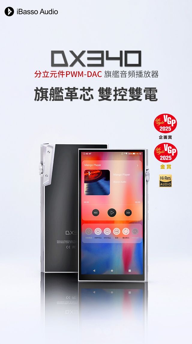 全新旗艦DX340 ~ 旗艦革芯 ~ 雙控雙電 ~ iBasso DX340 (不銹鋼) | carvelink
