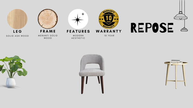 REPOSE DINING CHAIR | Moretti Collection