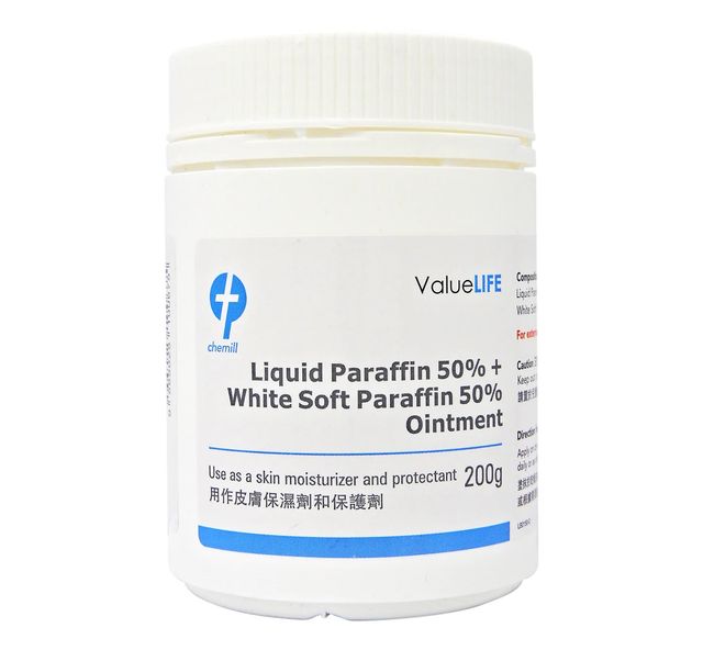 CHEMILL - 濕疹敏感潤膚軟膏 Liquid Paraffin 50% + White Soft Paraffin 50% ...