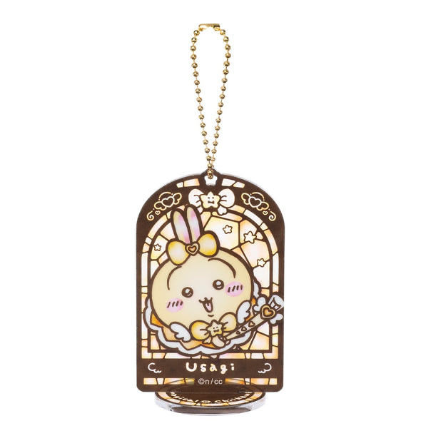 Chiikawa Magical Chiikawa Stained Glass Style Acrylic Key ring (Usagi ...