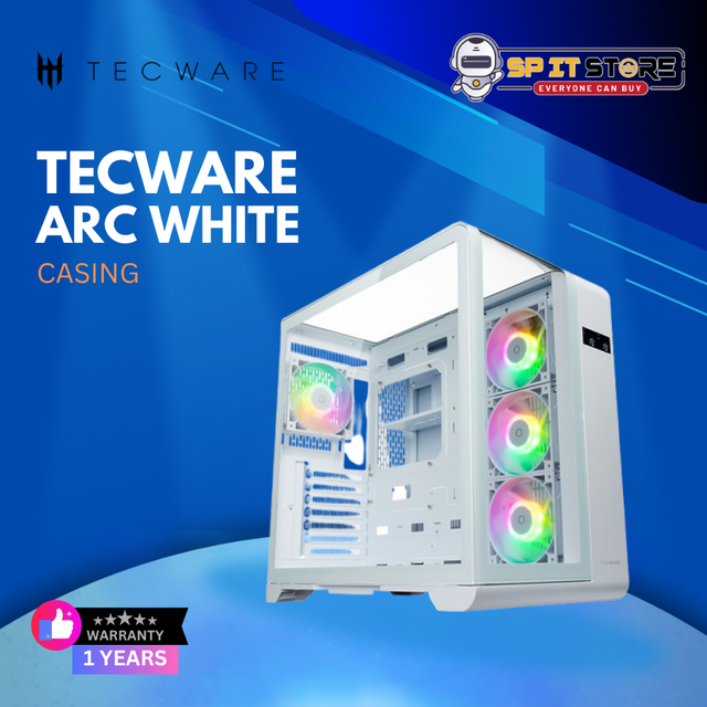 TECWARE ARC (WHITE) CASING | Sp IT Online Store