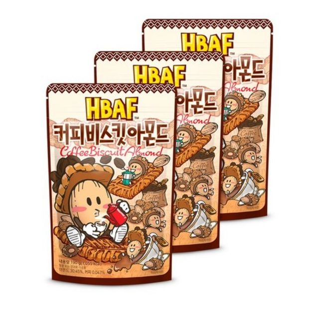HBAF Coffee Biscuit Almond 190g*3入 | 雜貨舖