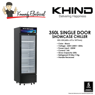 Khind 350L Showcase Chiller KDS350 | Kennedy Electrical & Electronic ...